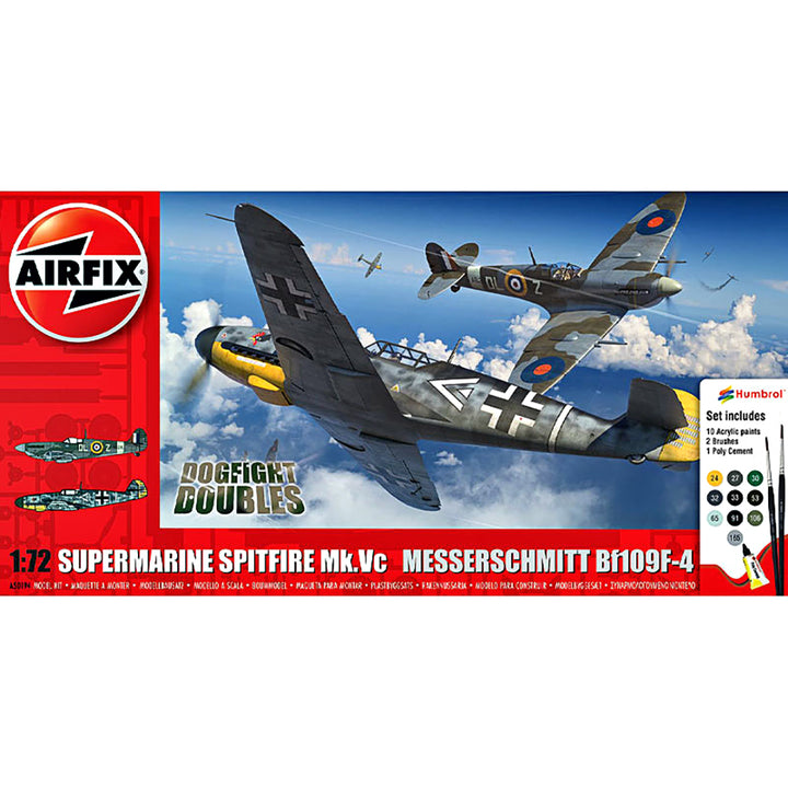 Airfix Spitfire double model set RAFATRAD