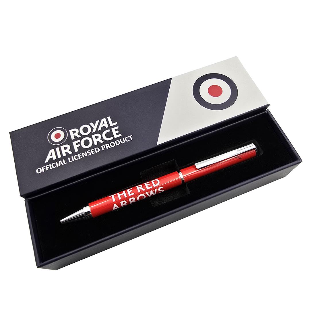 Boxed Metal Pen - The Red Arrows - RAFATRAD