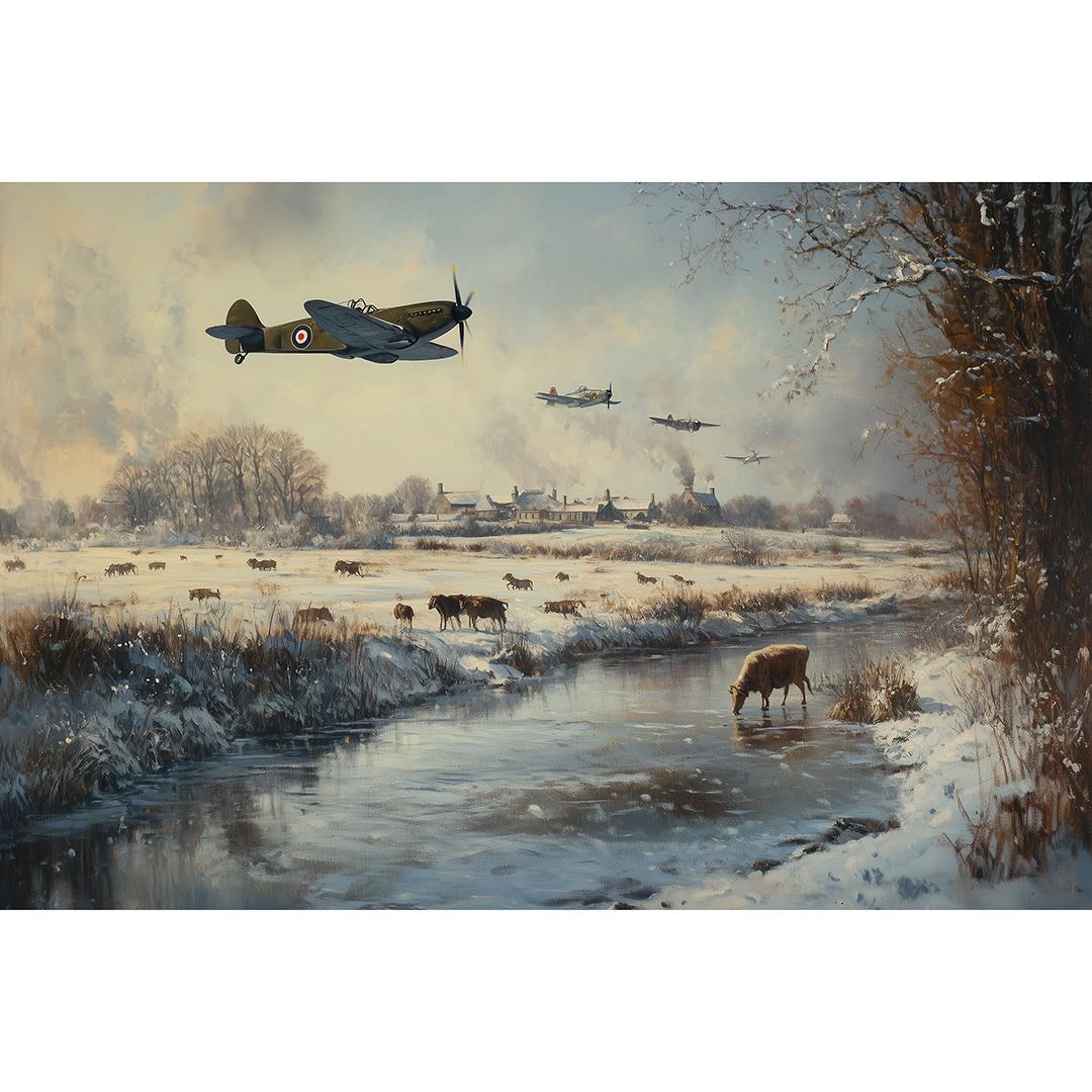 Frozen Flight Christmas Card - RAFATRAD