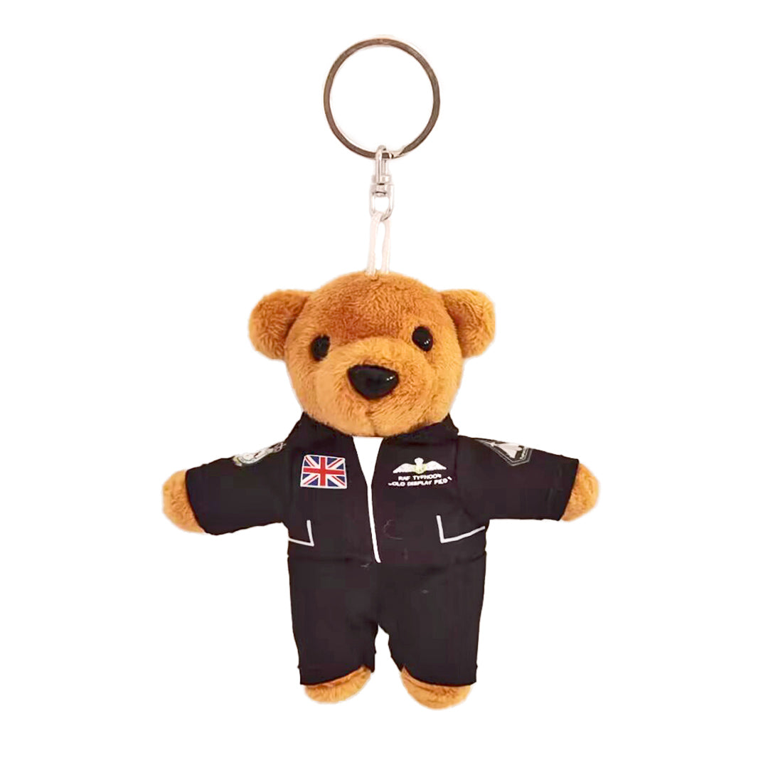 Black Flying Suit Bear Keyring - RAFATRAD