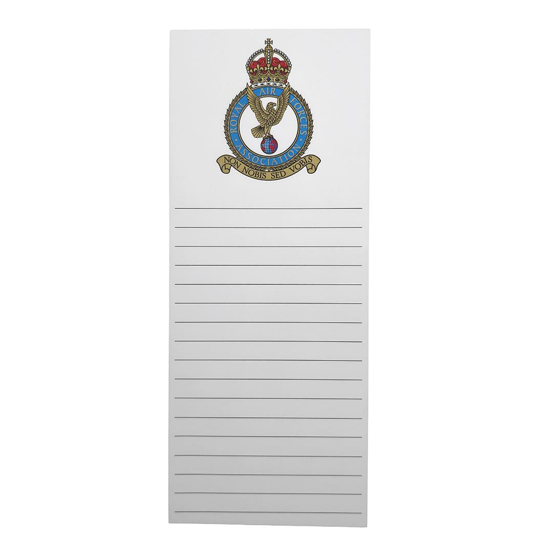 RAF Association Crest (King's Crown) Magnetic Memo Pad - RAFATRAD