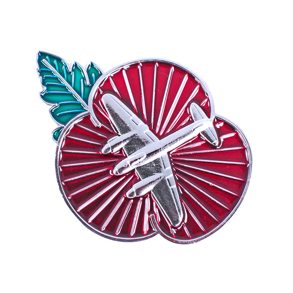 Mosquito Poppy Pin Badge - RAFATRAD