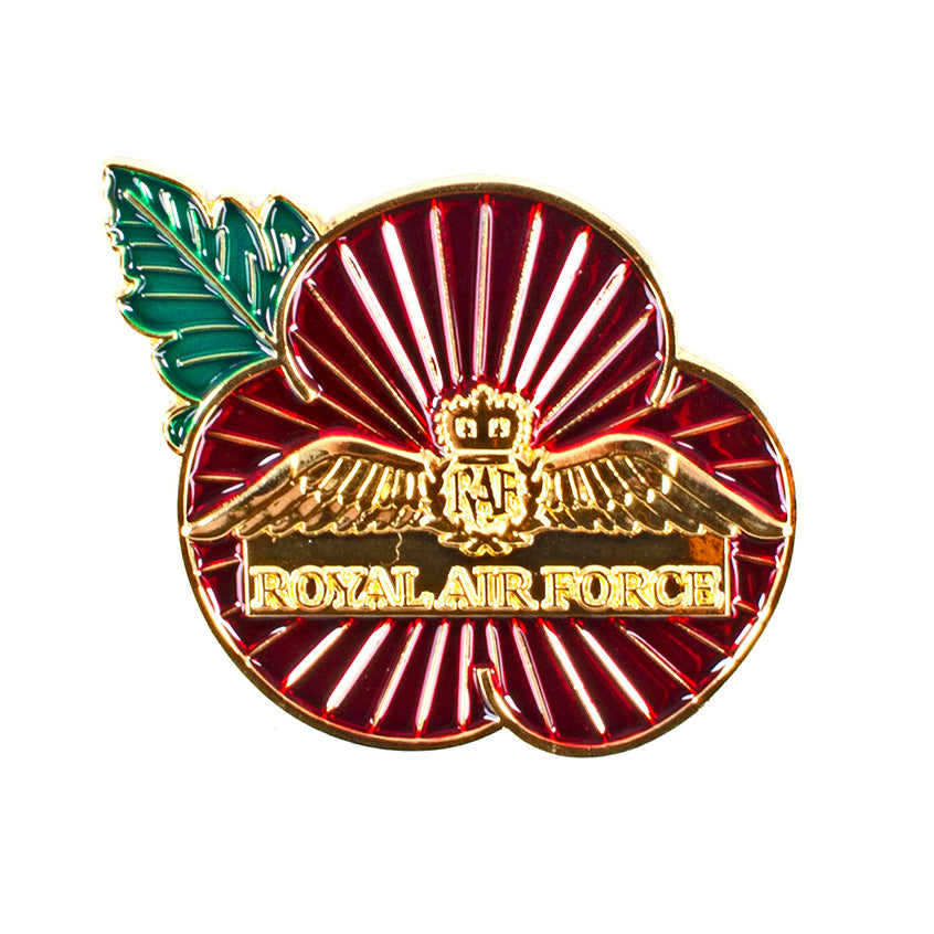 RAF Wings Poppy Pin Badge | Remembrance | RAFA Shop - RAFATRAD