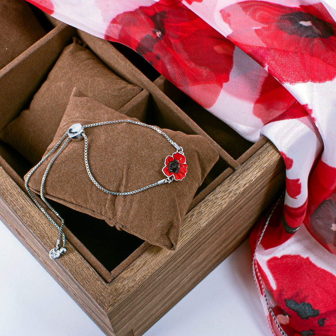 Poppy Bracelet RAF Jewellery RAFA RAFATRAD
