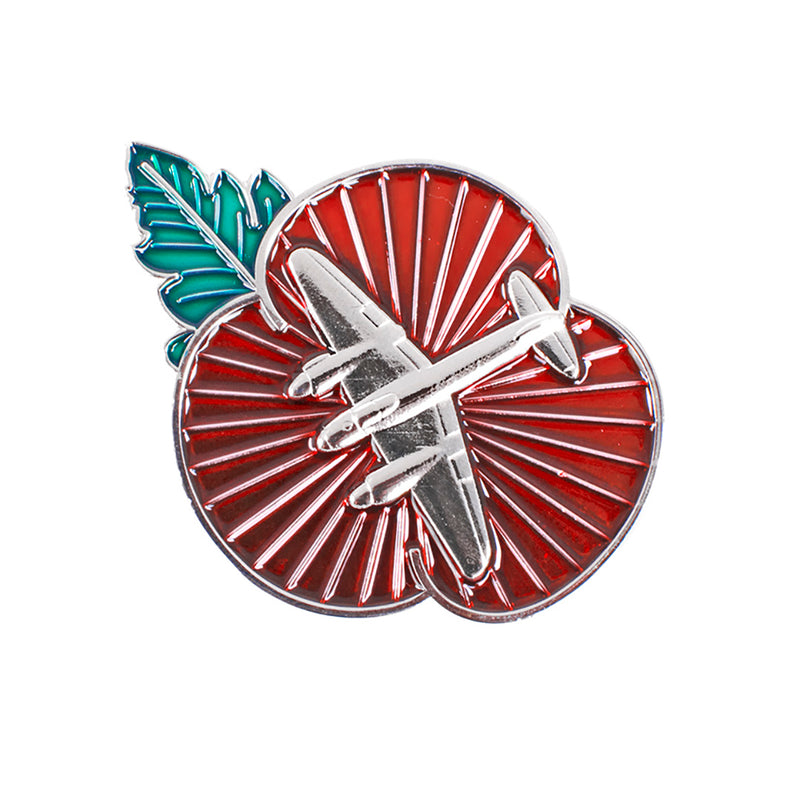 Mosquito Poppy Pin Badge - RAFATRAD