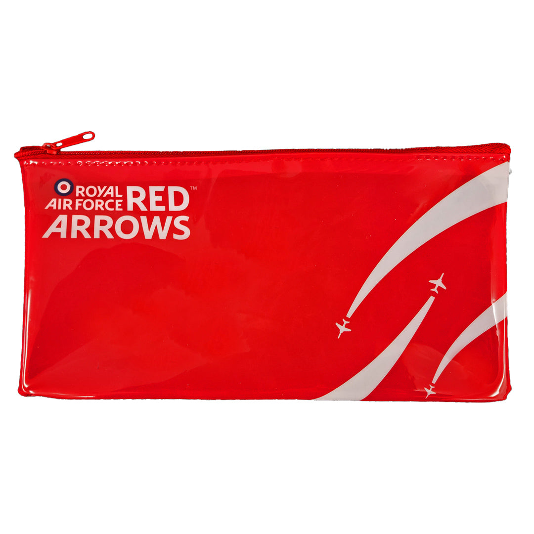 Red Arrows Flat Pencil Case | Red Arrows Shop | RAFATRAD - RAFATRAD