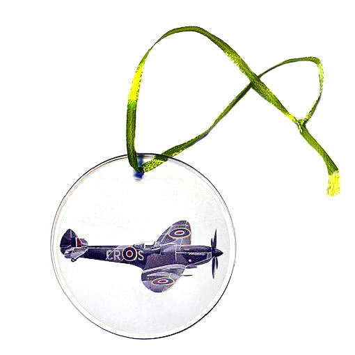 Spitfire Glass Christmas Decoration | Spitfire Gifts | RAFA Shop - RAFATRAD