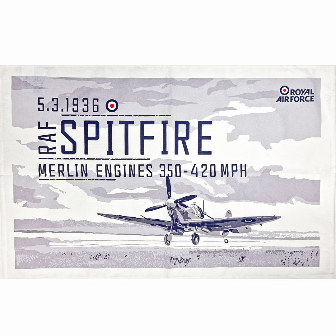 Spitfire Cotton Tea Towel | Spitfire Gifts | RAF | RAFA Shop - RAFATRAD