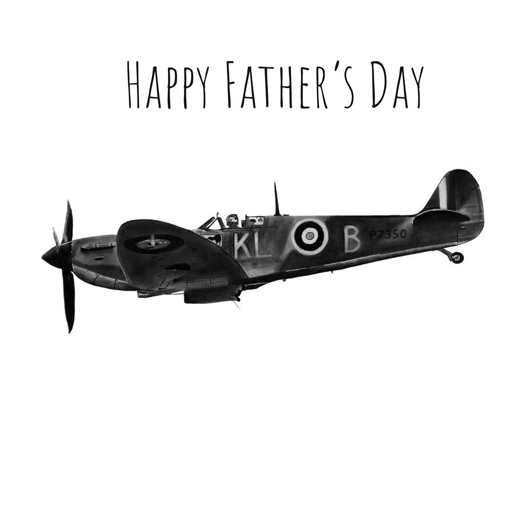 Spitfire Father's Day Card - RAFATRAD