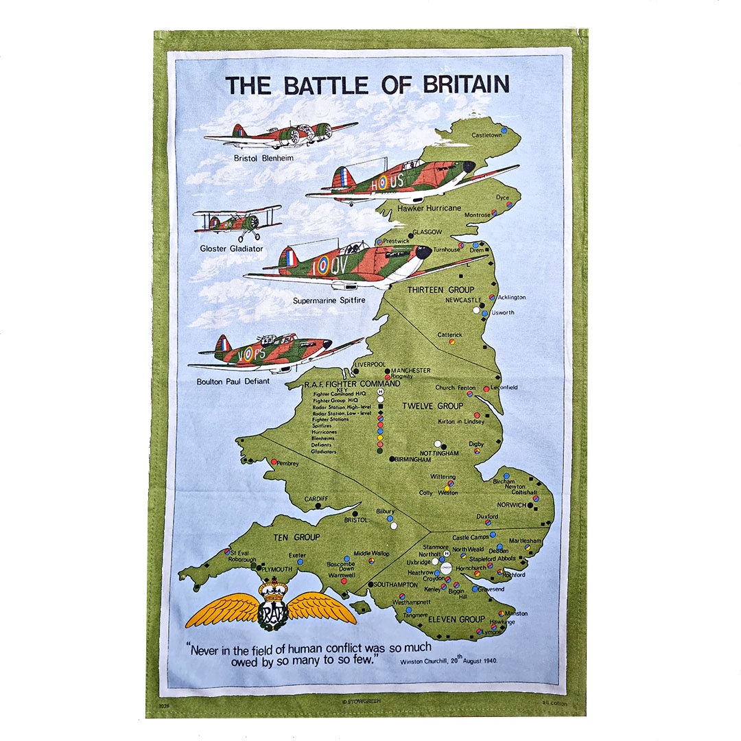 Battle Of Britain Location Map