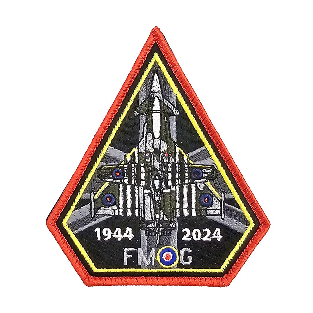 Typhoon 'Moggy' Embroidered Badge. - RAFATRAD