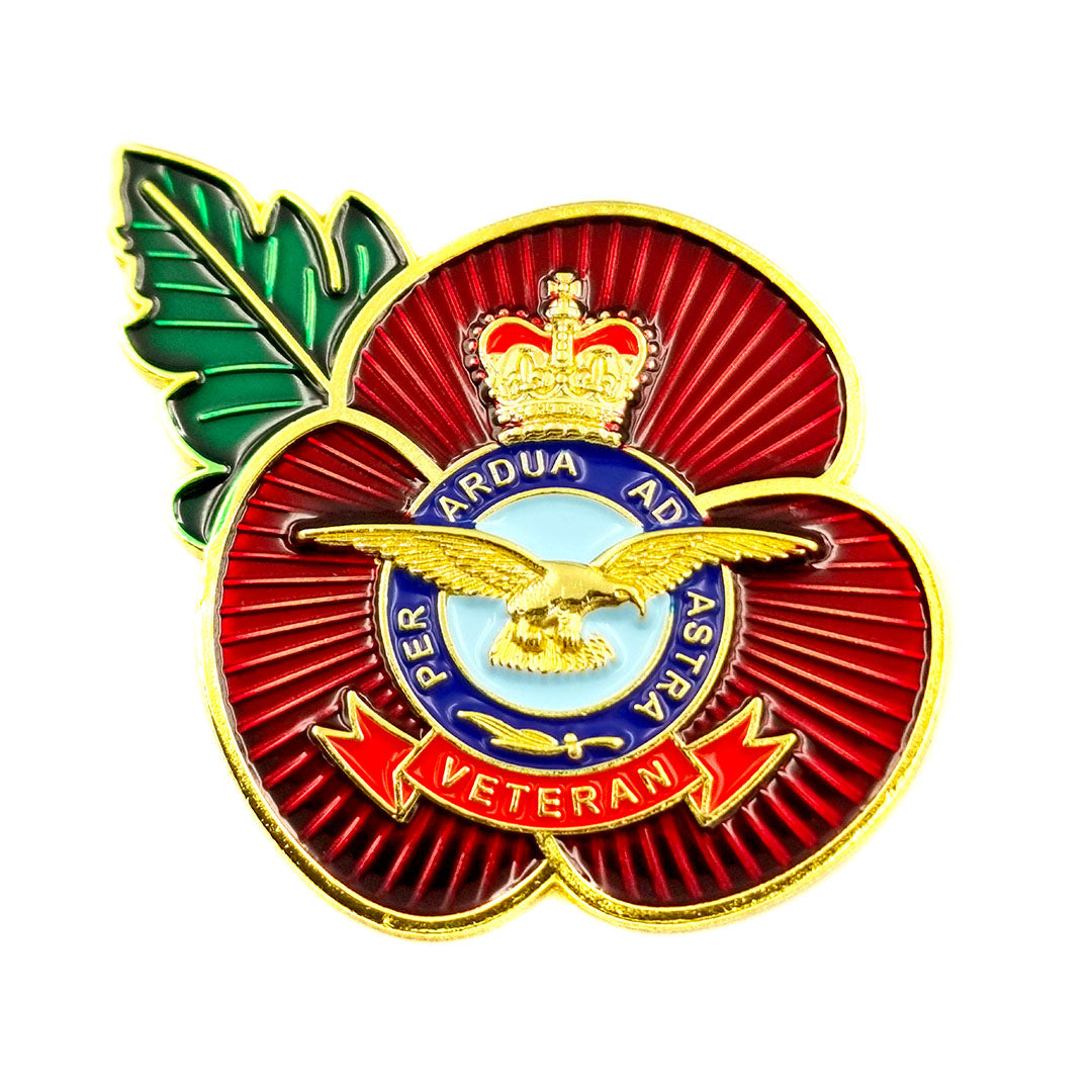 Poppy Pin Badge Veteran | Veterans Pin | RAFA Shop - RAFATRAD