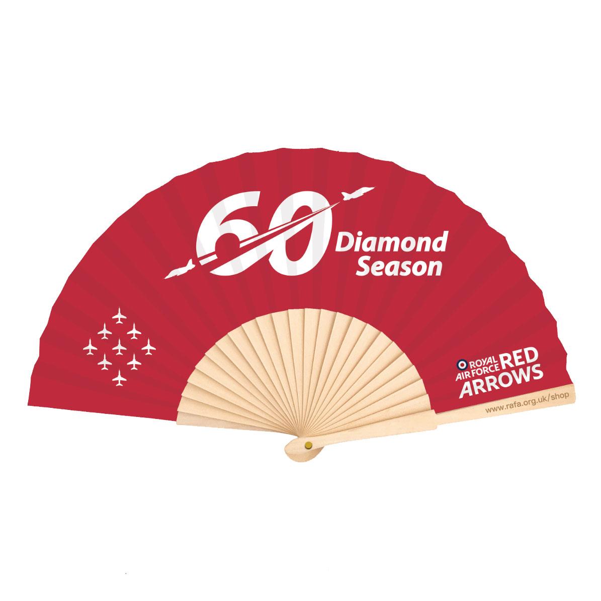 Red Arrows Folding Fan | Outdoor Airshow Accessories - RAFATRAD