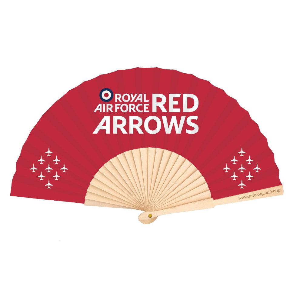 Red Arrows Folding Fan | Outdoor Airshow Accessories - RAFATRAD
