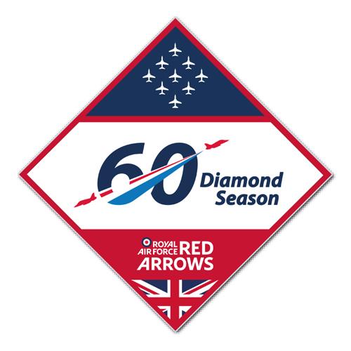Red Arrows 60th Diamond Season Magnet - RAFATRAD
