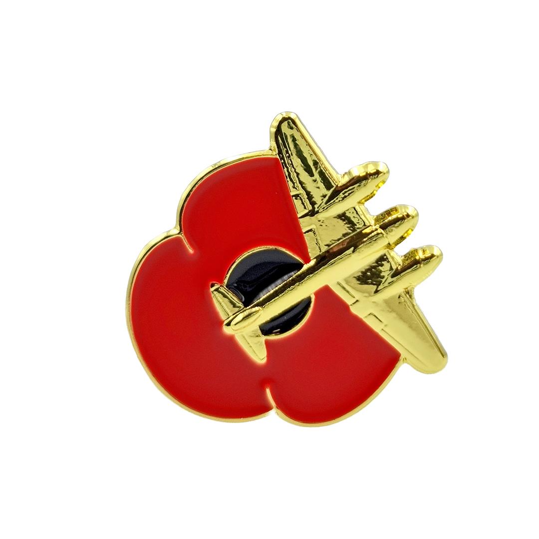 Mosquito Poppy Pin Badge | Remembrance Pins | RAFA - RAFATRAD