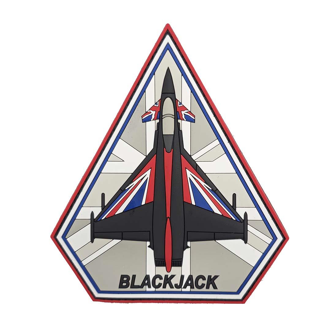 Typhoon PVC Badge - Blackjack - RAFATRAD