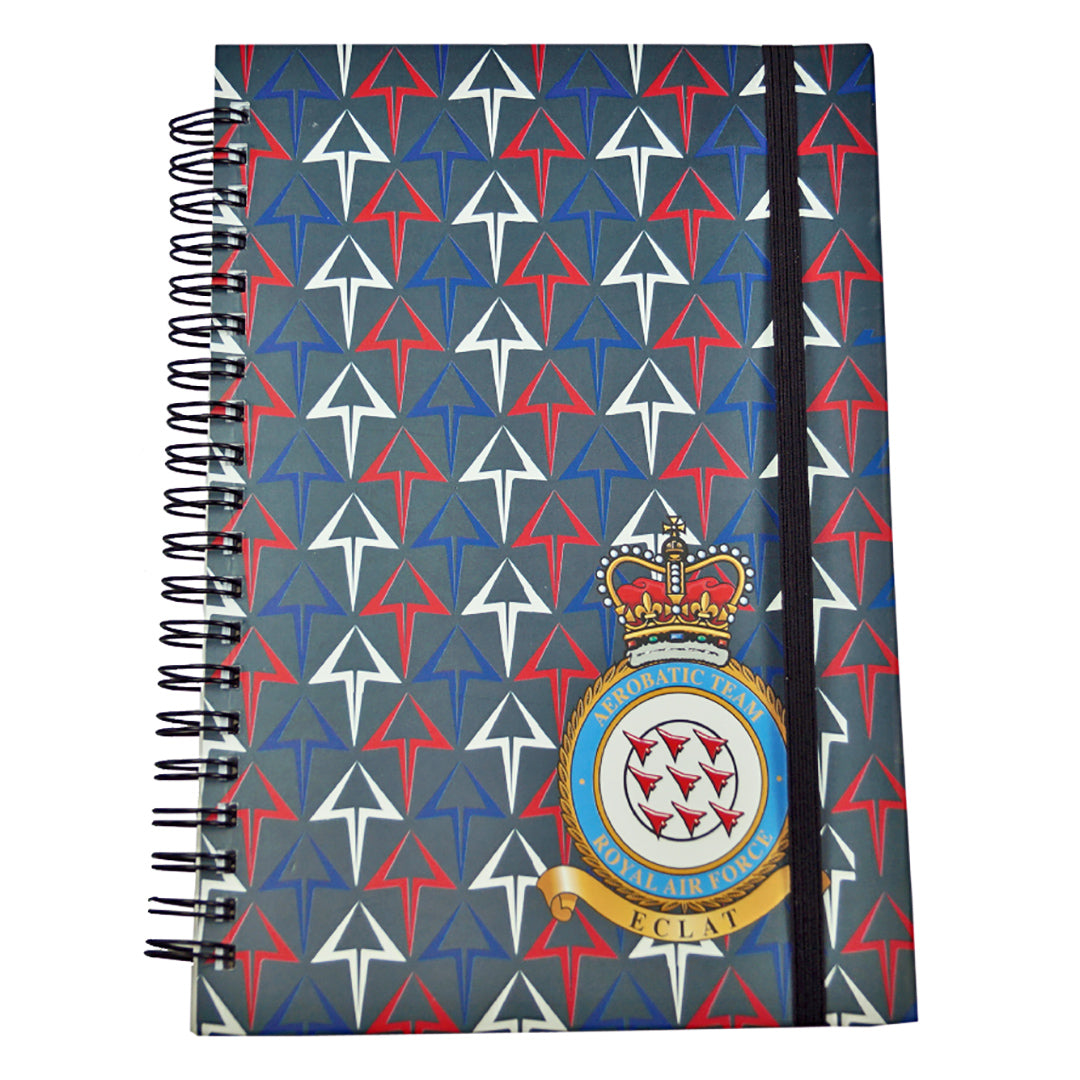 Red Arrows A5 Spiral Notebook With Strap | Red Arrows Shop | RAF Shop ...