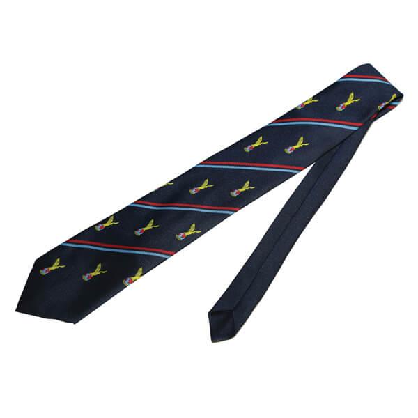 RAFA Striped Crested Clip Tie - RAFATRAD