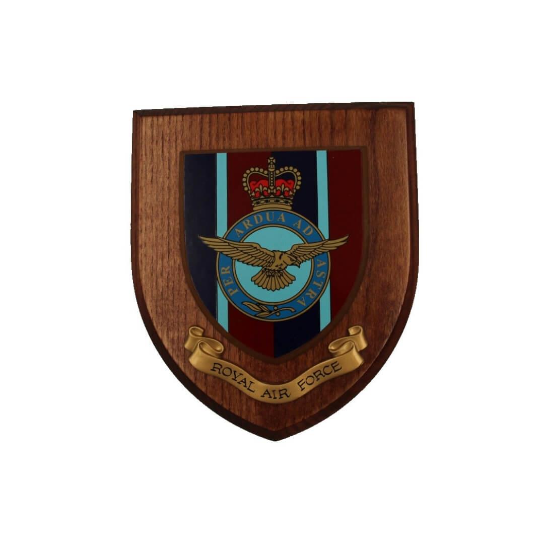 RAF Shield | Airforce Gifts | Wooden Emblem | RAFATRAD - RAFATRAD