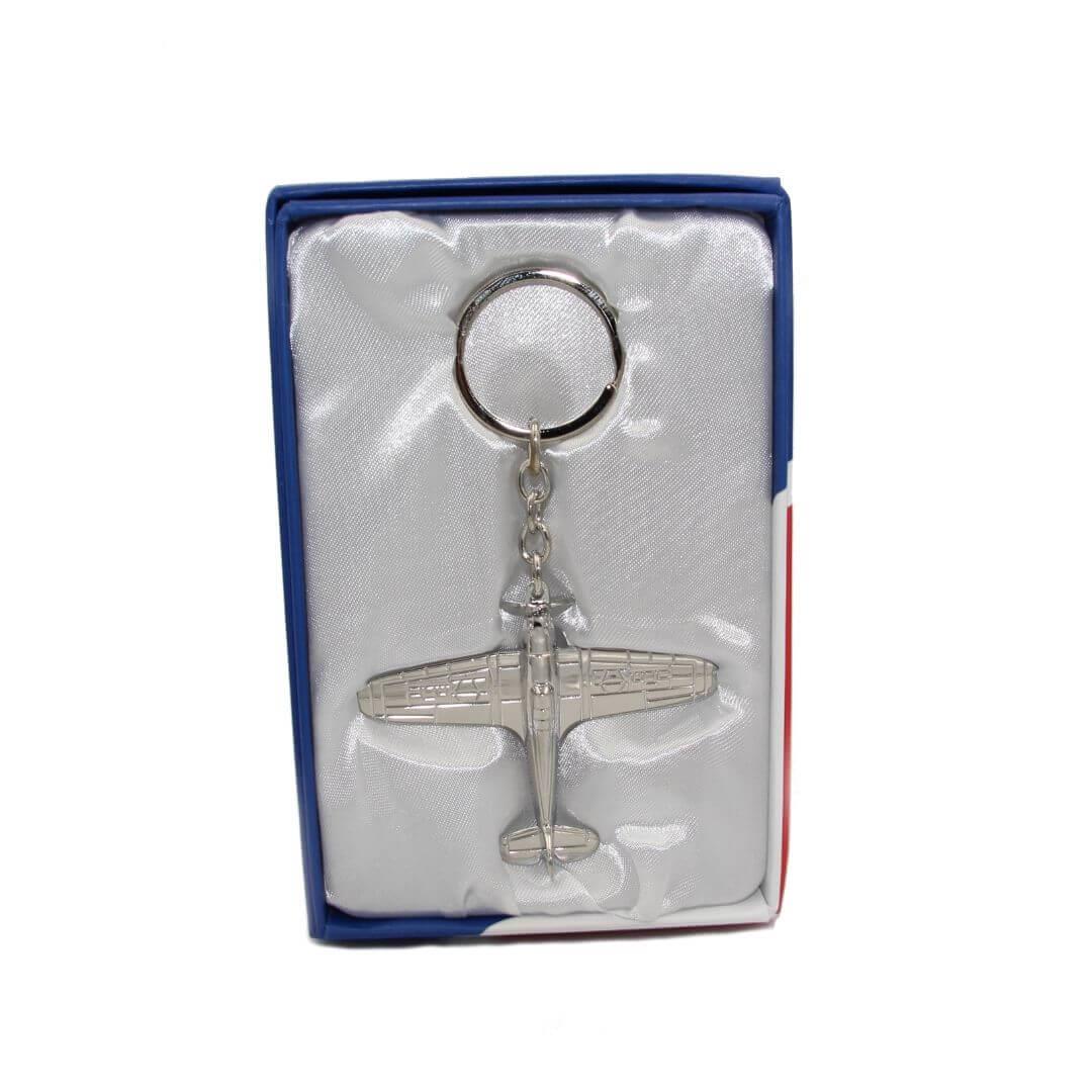RAF Hurricane Silver Plated Boxed Keyring | WW2 gifts | RAFATRAD - RAFATRAD