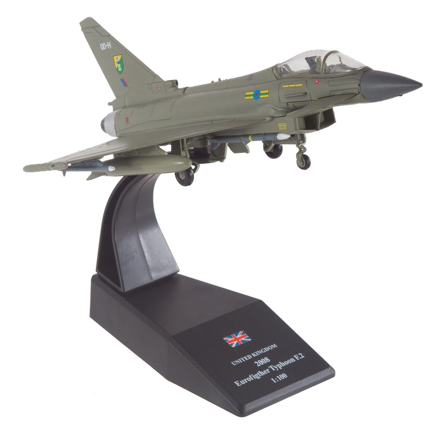 RAF Eurofighter Typhoon F.2 2008 Diecast Model | RAF Model Planes ...