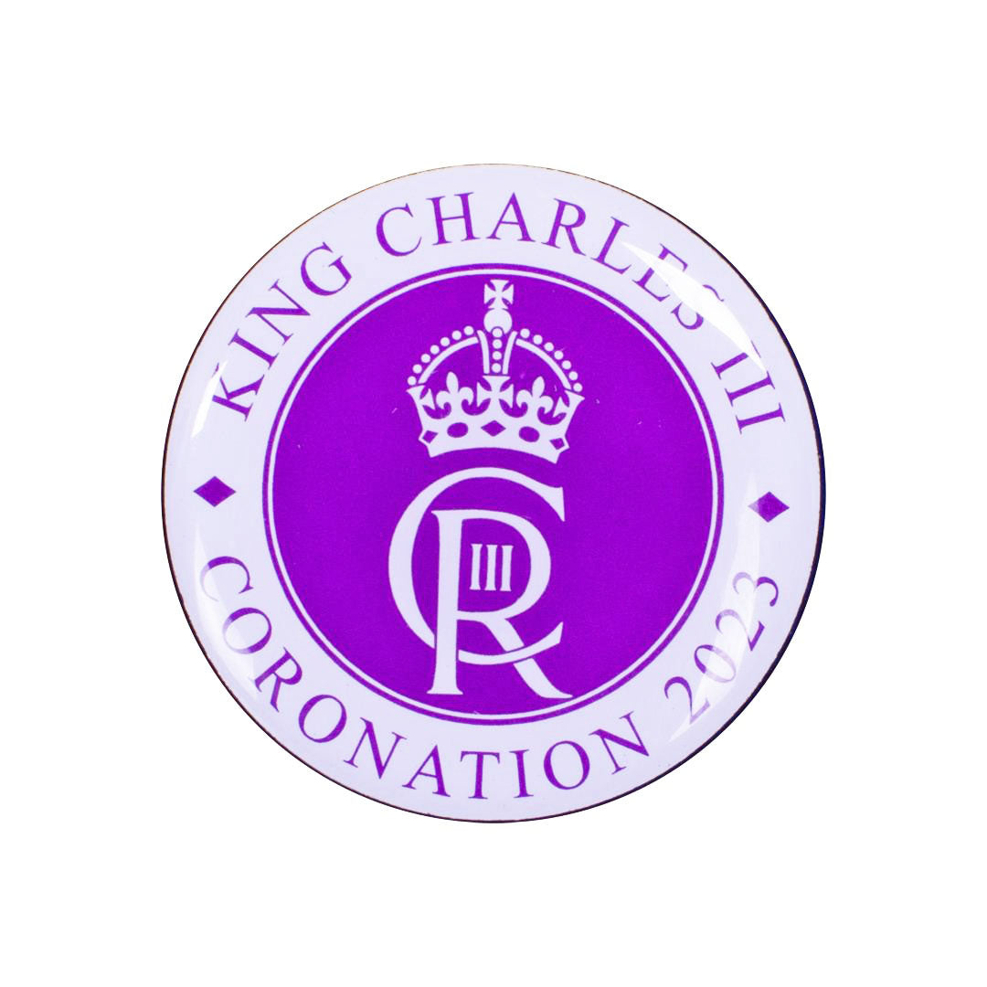 King Charles III Coronation Pin Badge - RAFATRAD