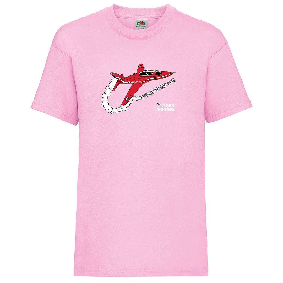 Red Arrows Kids Smoke on Go T-Shirt | Red Arrows Shop | RAFATRAD - RAFATRAD