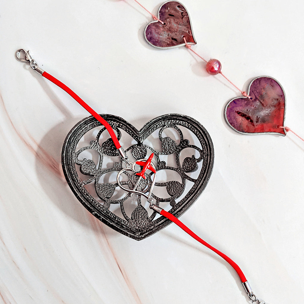 Red Arrows Silver Heart Bracelet | Red Arrows Shop | RAFAshop - RAFATRAD