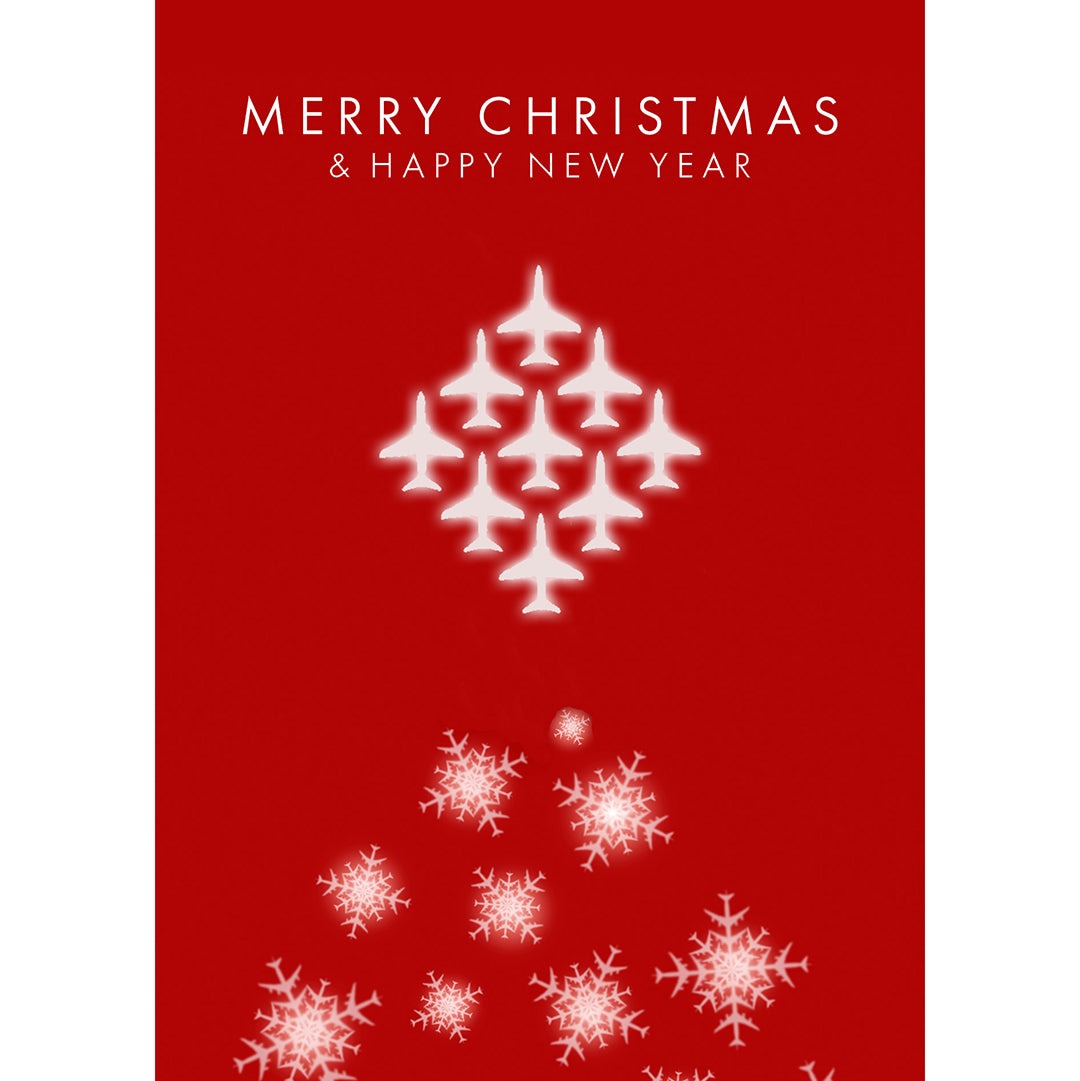RAF Red Arrows Christmas Card | RAF Christmas | RAFA Shop - RAFATRAD
