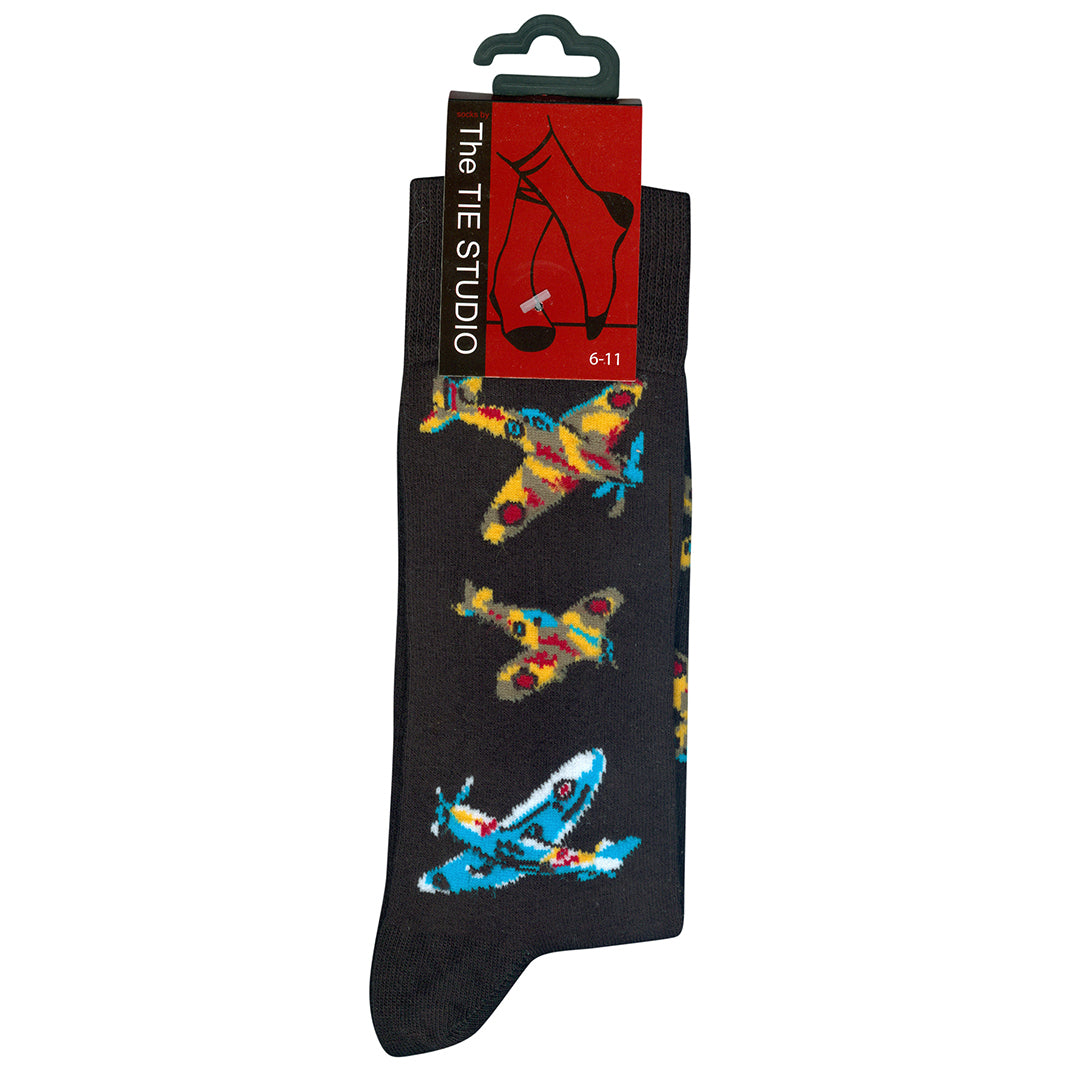 Spitfires in Flight Socks | Spitfire Gifts | RAF Socks | RAFATRAD ...