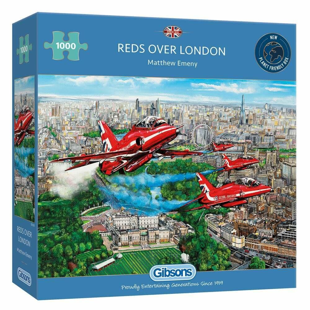 Red Arrows Over London Puzzle | Red Arrows Shop | RAFATRAD - RAFATRAD