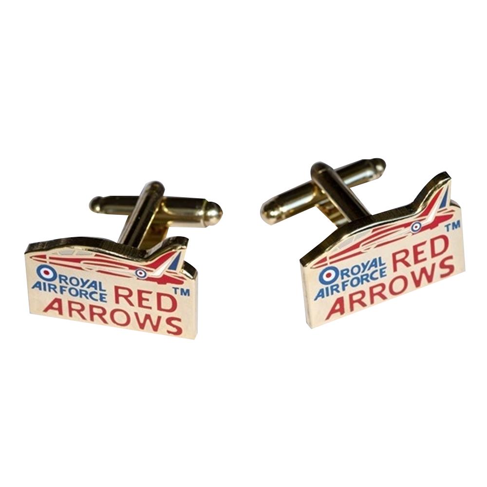 Red Arrows Gold Plated Cufflinks - RAFATRAD