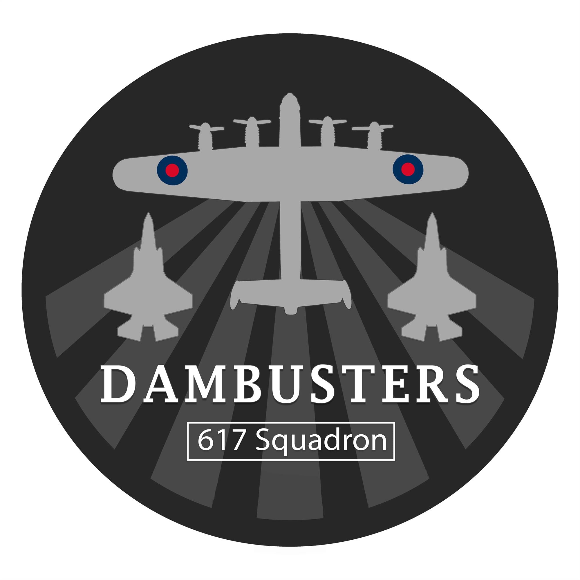 Dambusters 617 Squadron Embroidered Badge - RAFATRAD